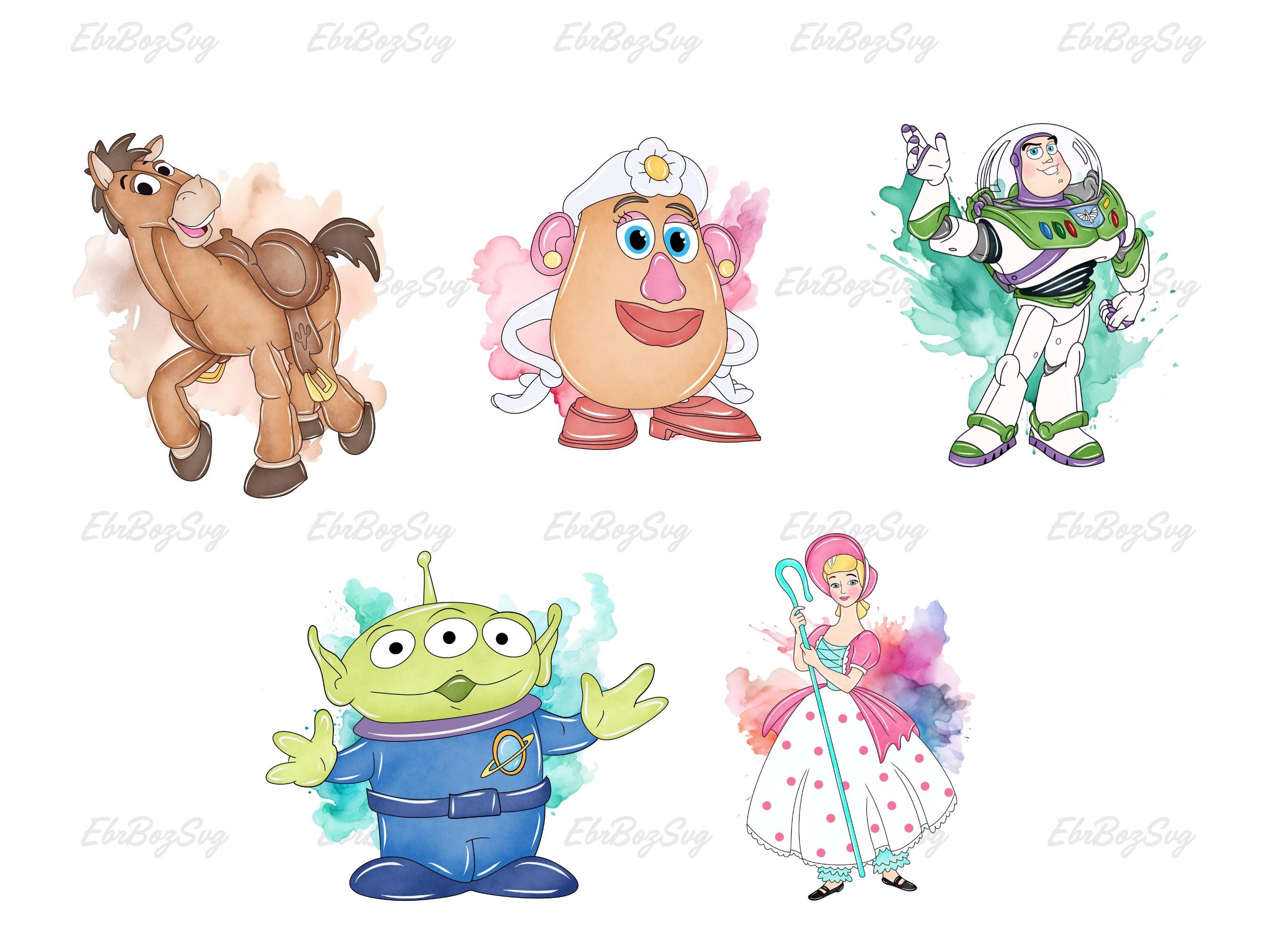 Watercolor Toy Story Png Bundle, Toy Story Png, Woody Png, Toy Story ...