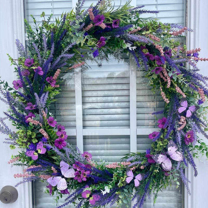 Large Spring Wreath - Etsy