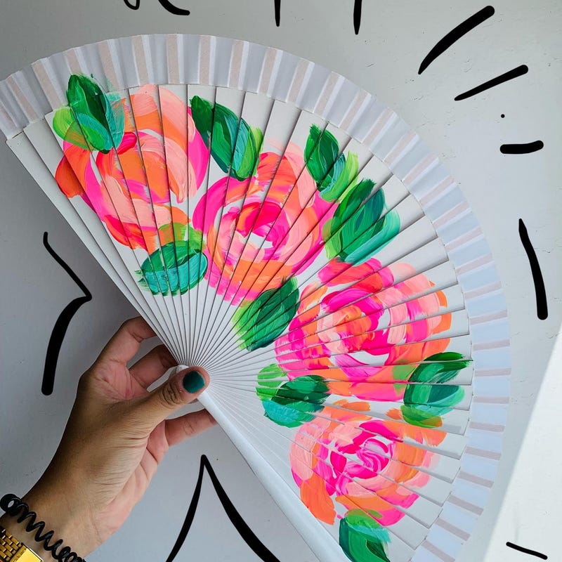 Spanish Hand Fan - Etsy