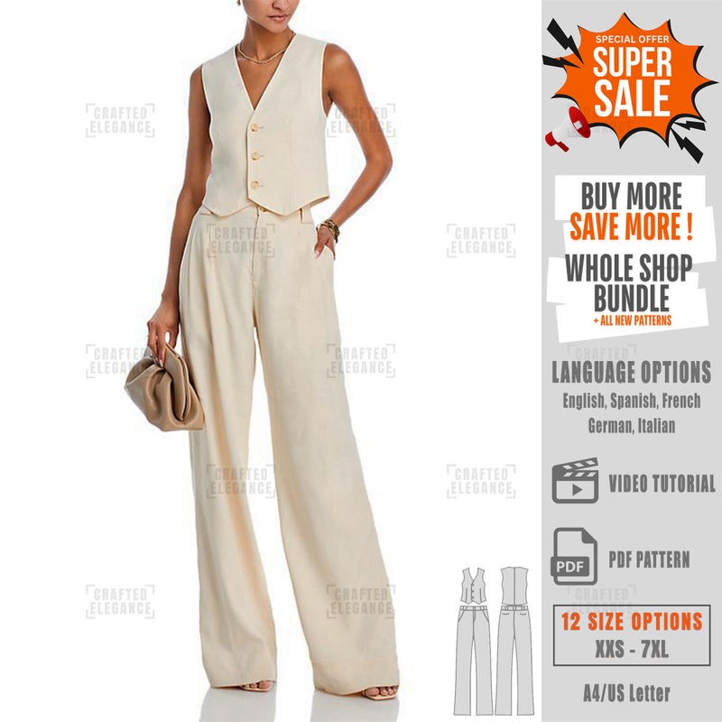 Womens Suit Pattern - Etsy