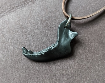 Solas Jawbone Necklace. Solas Wolf Jawbone Necklace Pendant. Dread Wolf ...