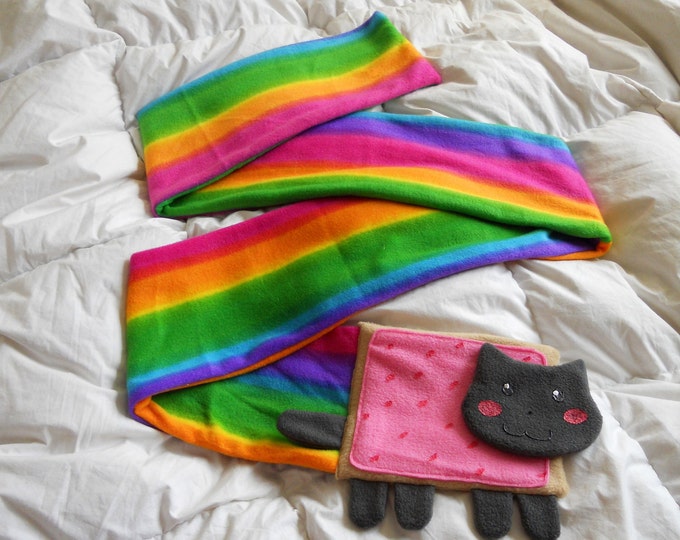 Fleece Nyan Cat Scarf - Etsy