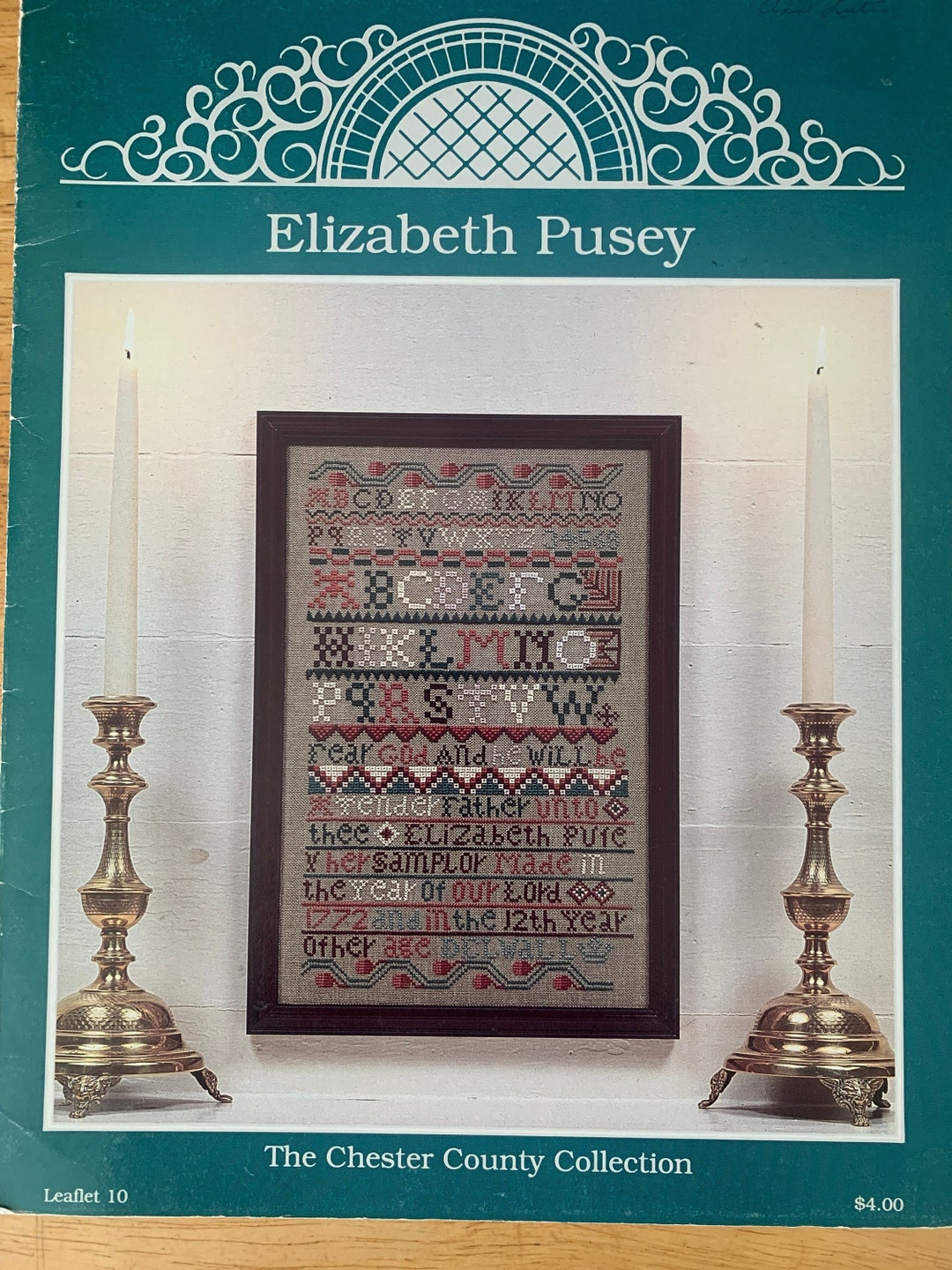 The Chester Collection, Elizabeth Pusey, Cross Stitch Leaflet, Dates ...
