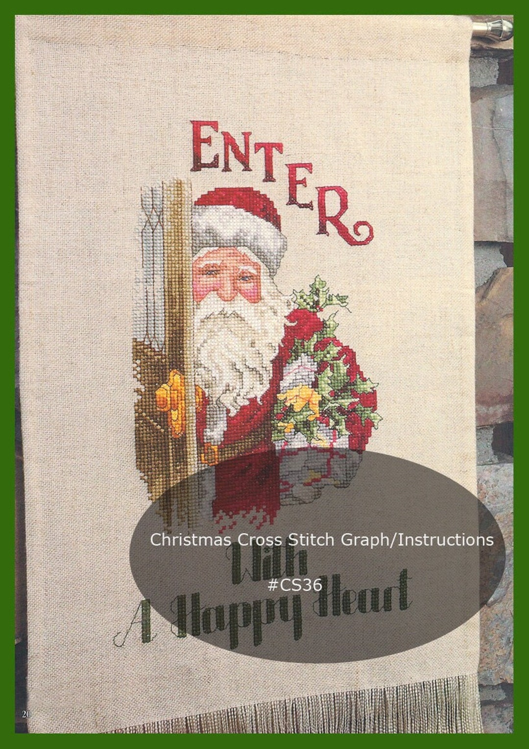 Father Christmas, Cross Stitch Pattern, Cross Stitch Charts, Christmas ...