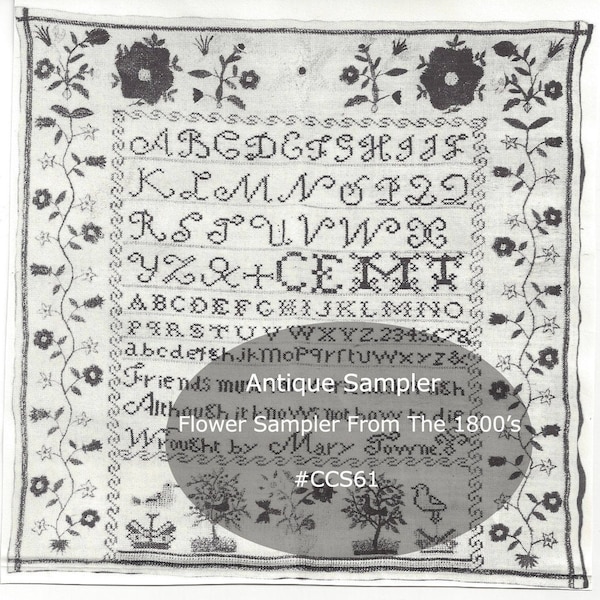 Sampler Antique - Etsy
