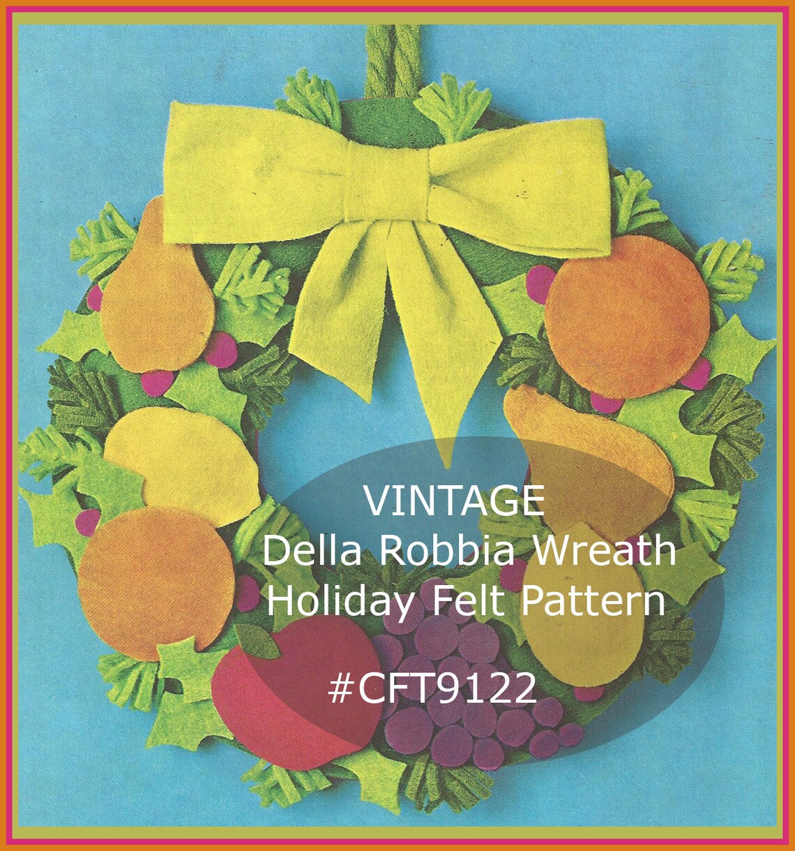 Christmas Tree Craft Instructions Macrame Knotting Pattern Holiday Tree ...