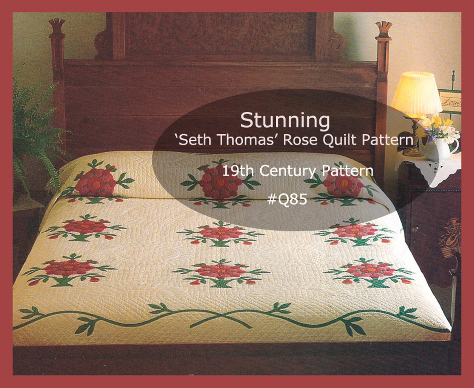 Love Birds Quilt Applique Sewing Pattern Lovebirds Birds - Etsy