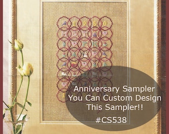 50th Anniversary Cross Stitch Pattern - Etsy UK