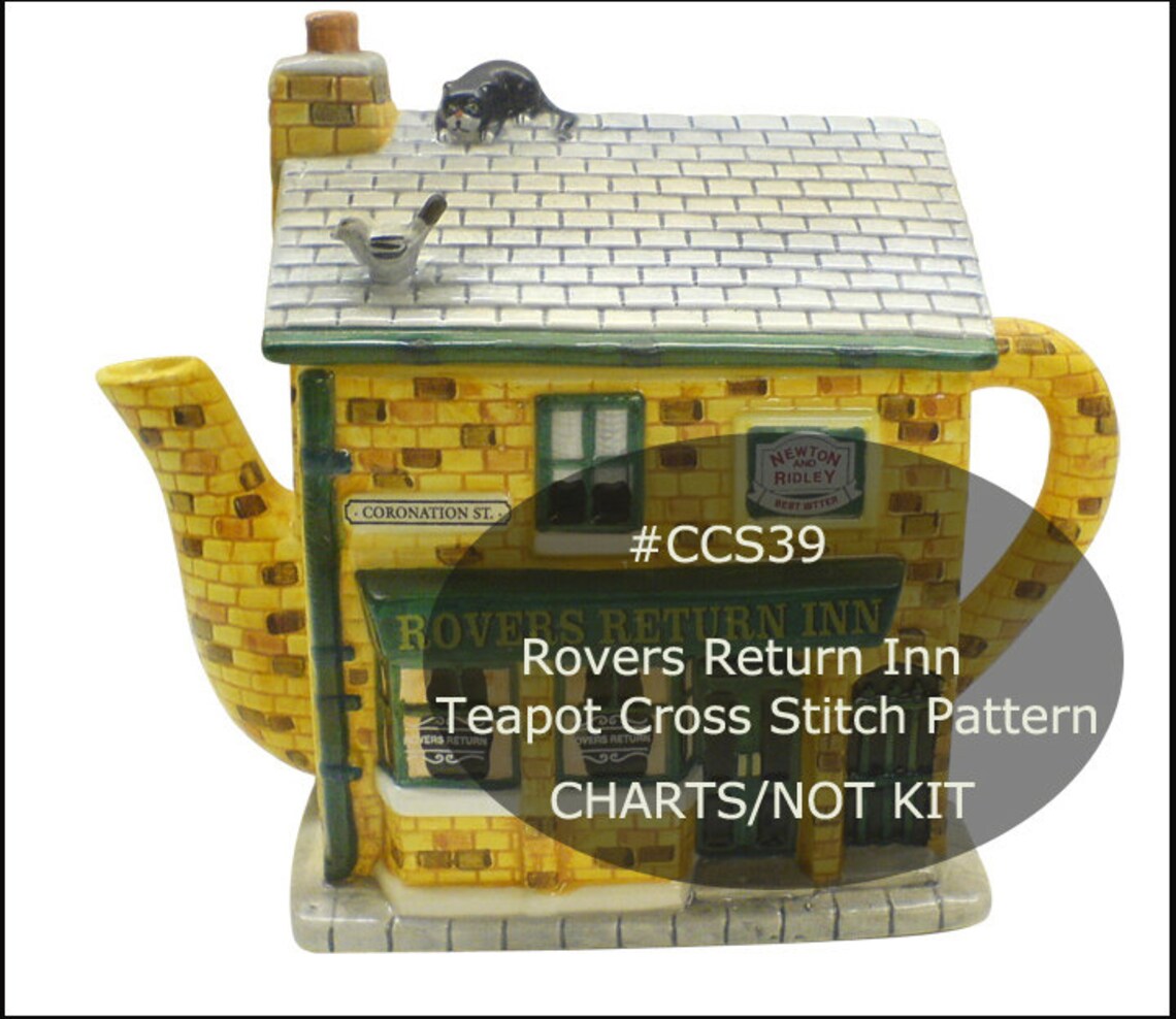 Vintage Coronation Street Cross Stitch Rovers Return Cross | Etsy