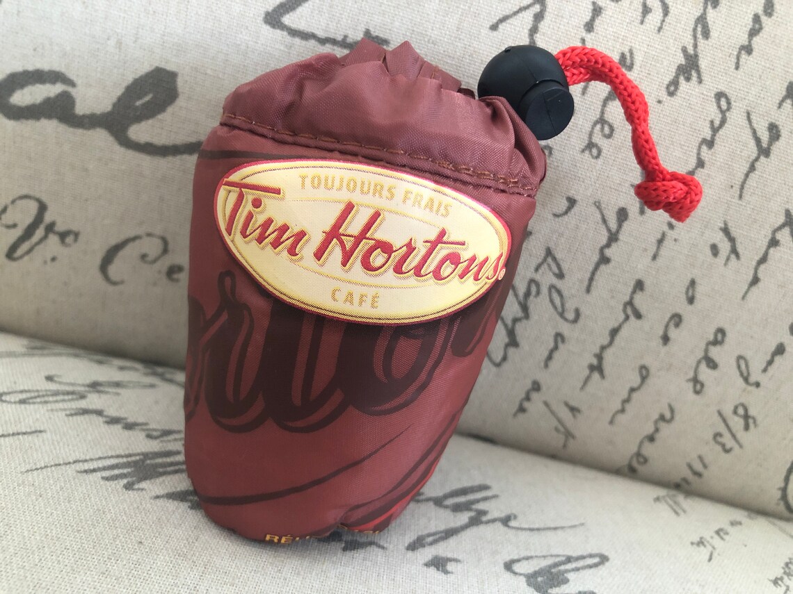 Rare Tim Hortons Shopping Bag Tim Hortons Coffee Cup Tim | Etsy