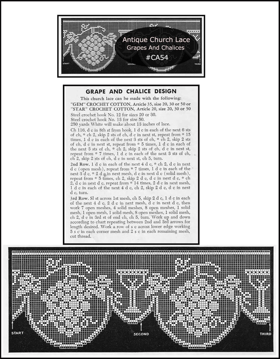 Chinese Bird Filet Crochet Filet Crochet Vintage Bird - Etsy