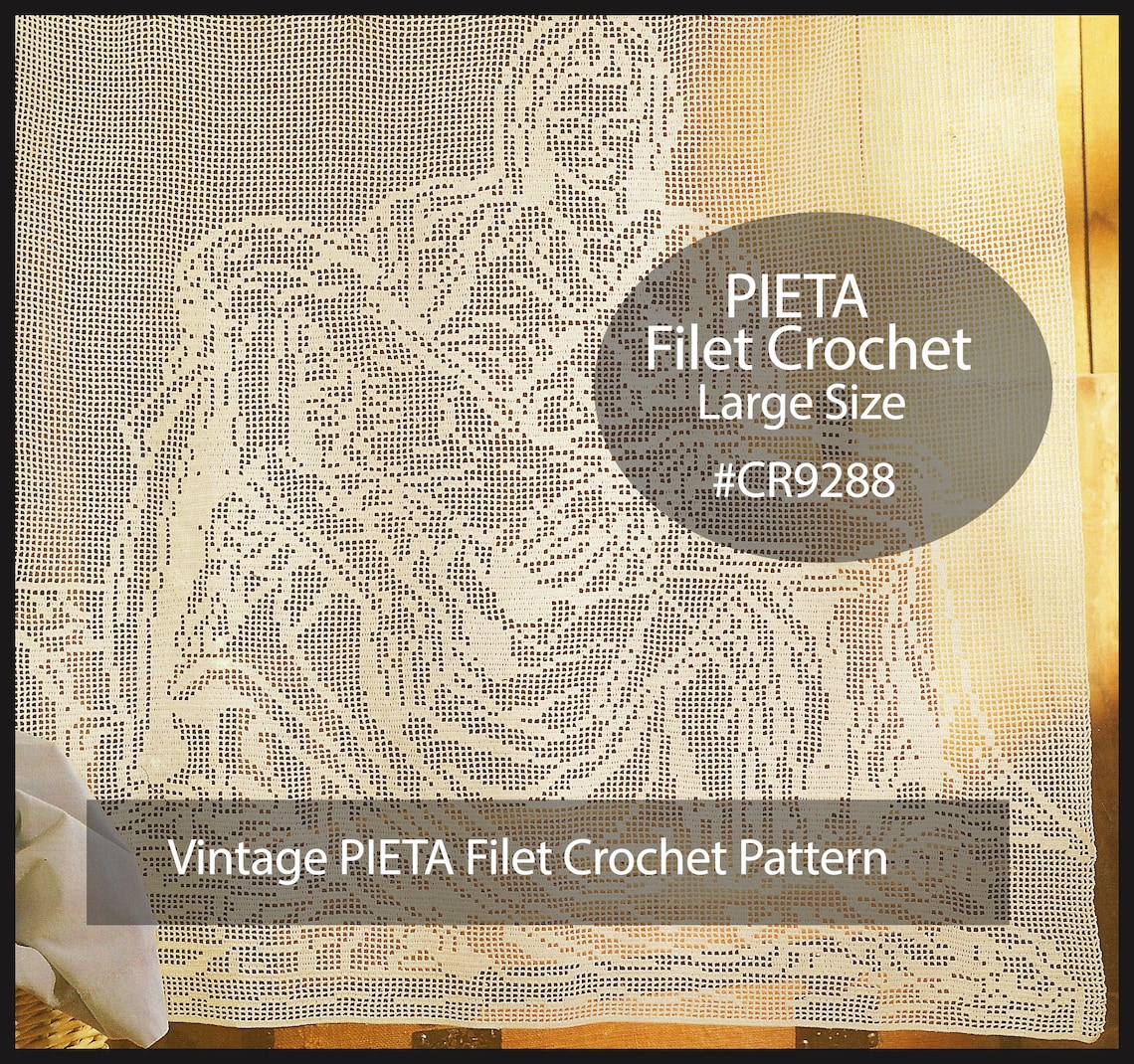 Last Supper Filet Crochet Wall Patternthe Last Supper Wall | Etsy Canada