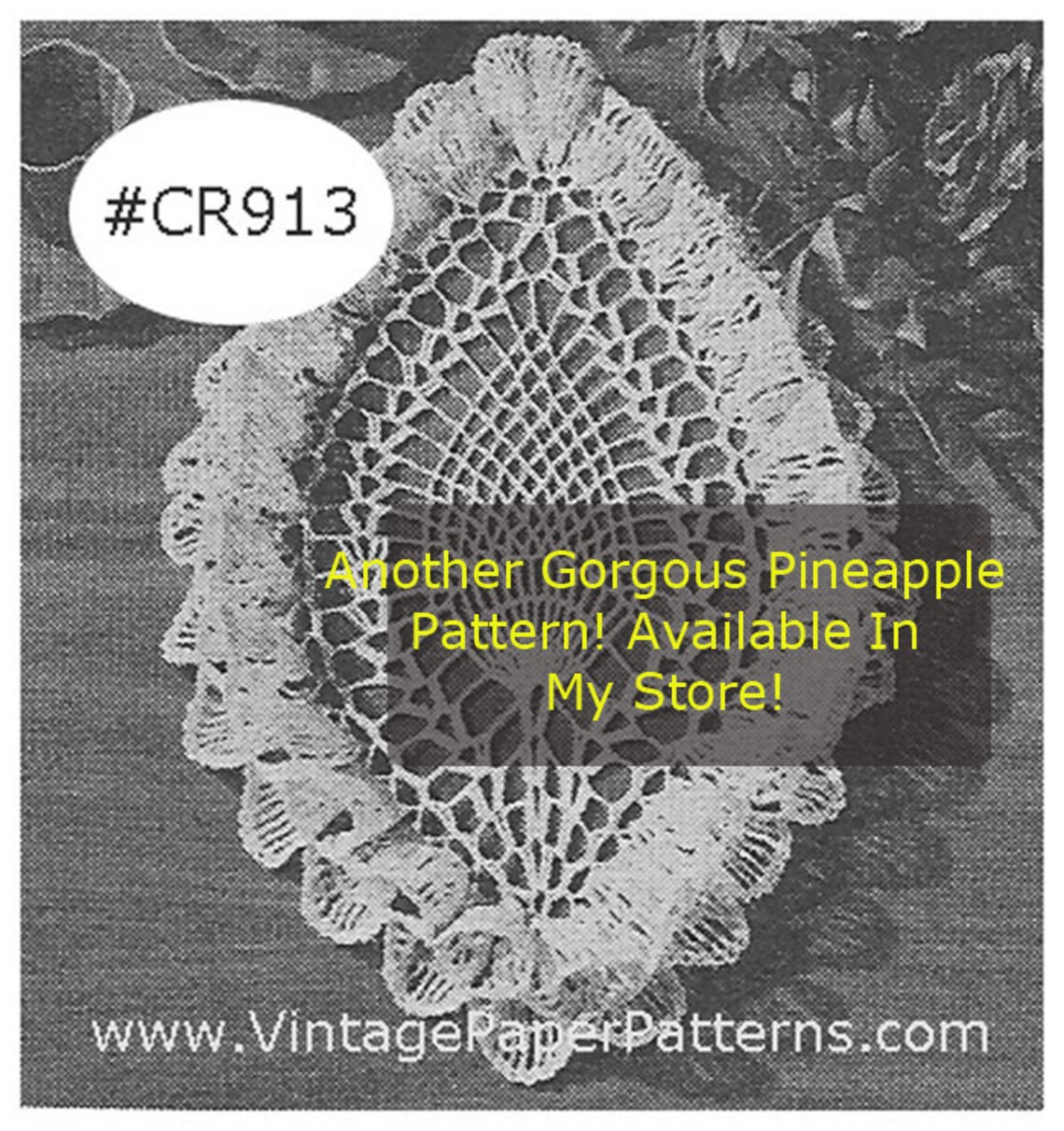 Pineapple Crochet Pin Cushion Pineapple Pattern to Crochet | Etsy