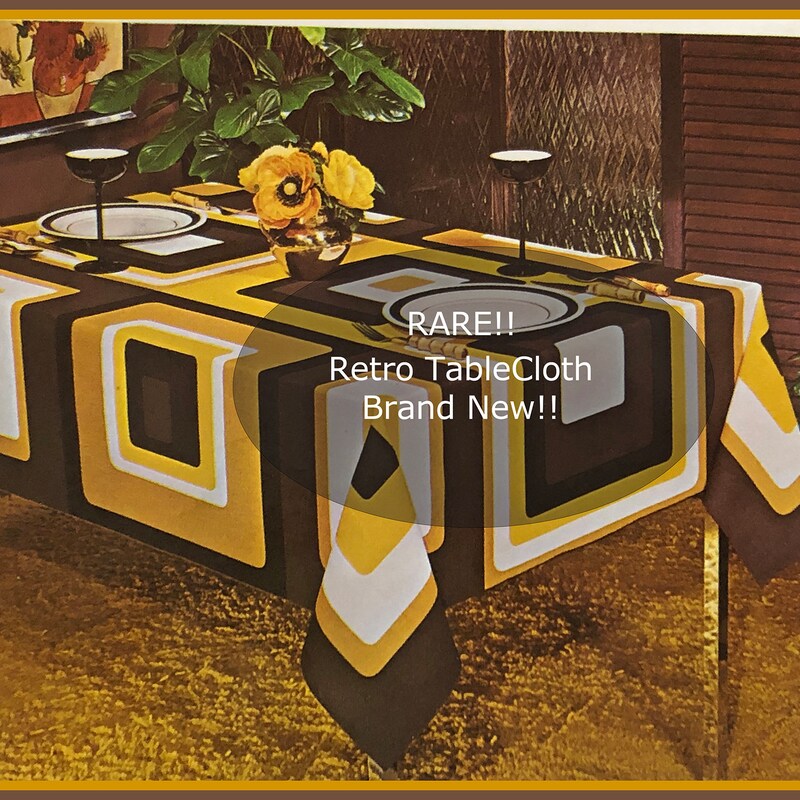 Retro Tablecloths - Etsy