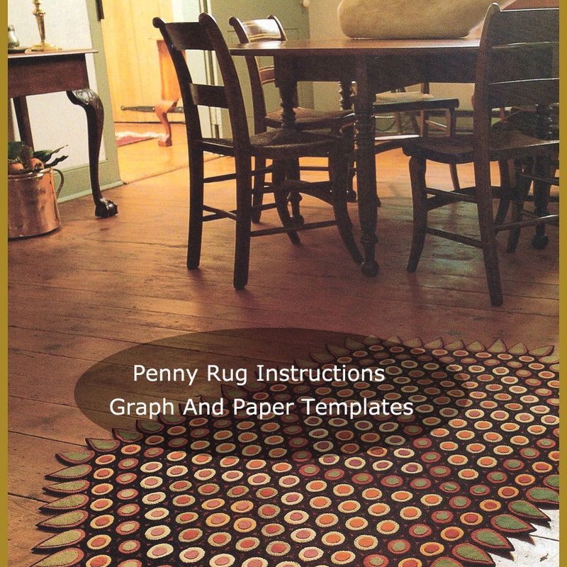 Penny Rug Pattern - Etsy
