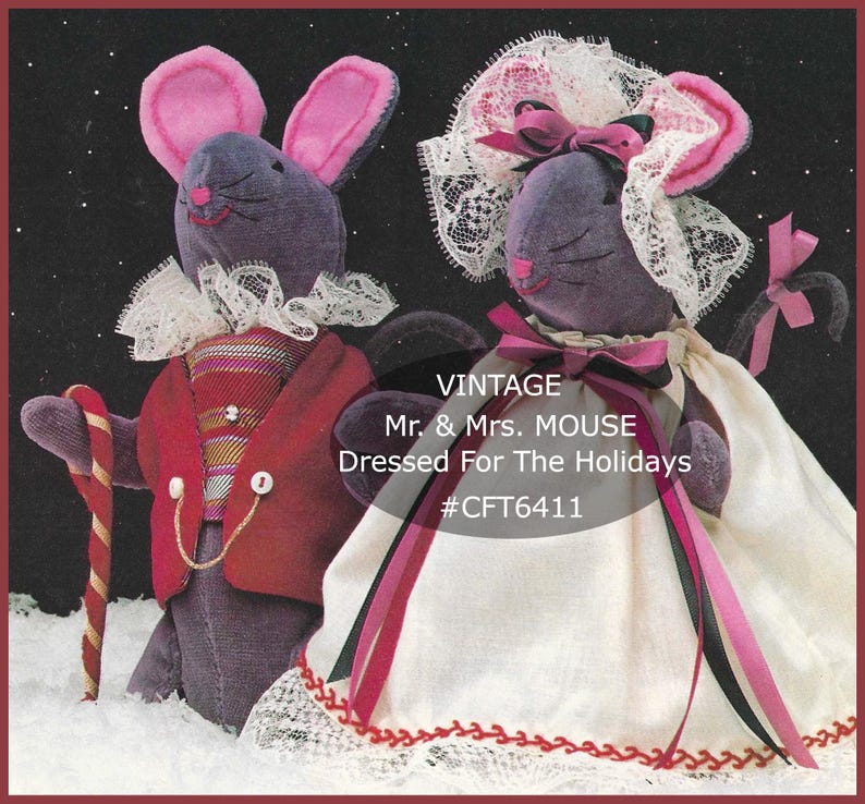 Grey Mouse Craft, Church Mice Craft, Choir Mice, Little Felt Christmas ...