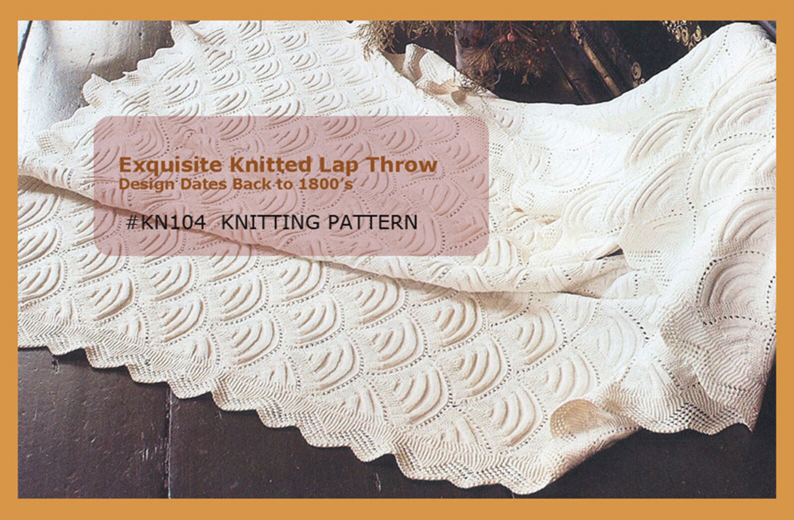 Antique 1800's Afghan Knitting Pattern 1800's - Etsy