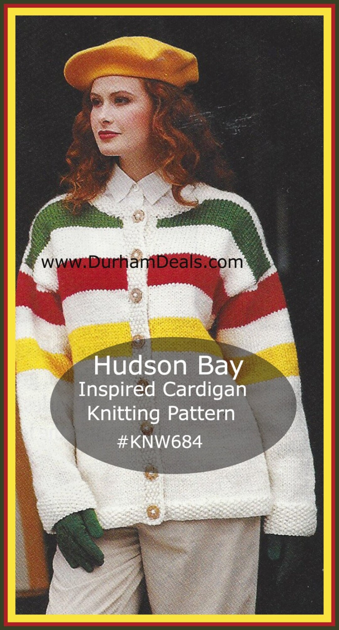 ICONIC, Striped Sweater Knitting Pattern, Iconic Inspired Design, Not ...