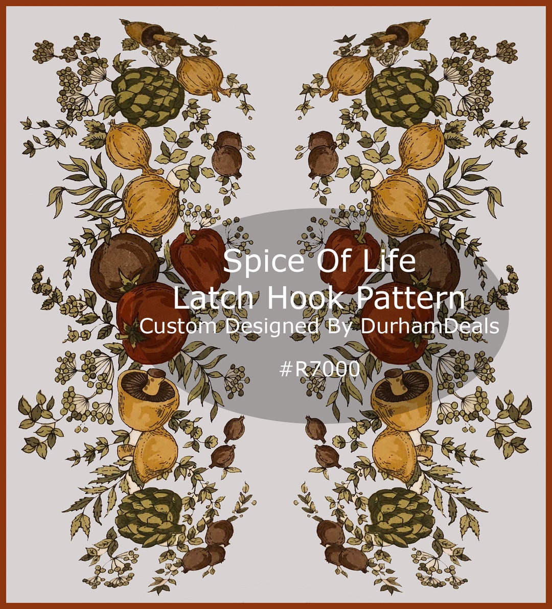 Spice of Life Latch Hook Pattern Spice of Life Corning - Etsy