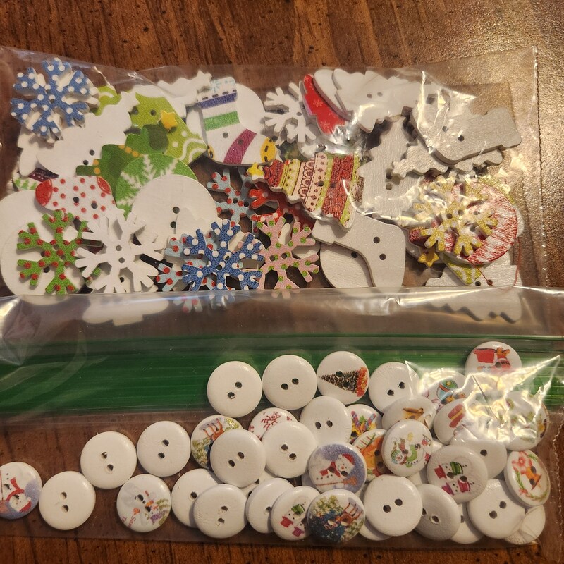 Christmas Buttons - Etsy