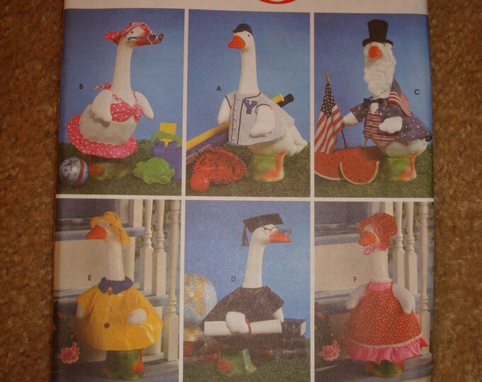 Simplicity 9222 Crafts Pattern - Lawn Geese Clothing - Etsy