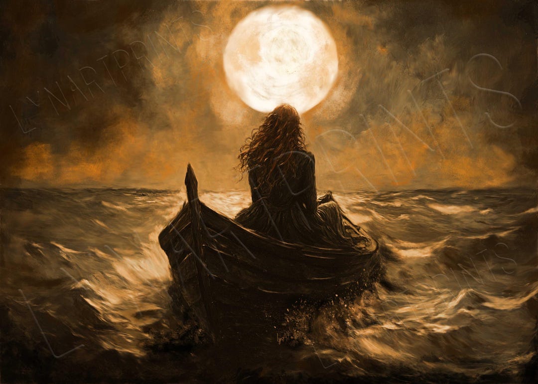 Forsaken Soul: Ethereal Gothic Digital Art | Victorian Woman in Moonlit ...