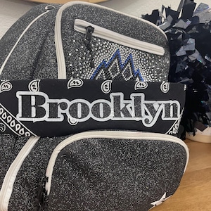 Cheer Bandana for Backpack - Cheer Bag Tag for Backpack | Bandana Cheer ...