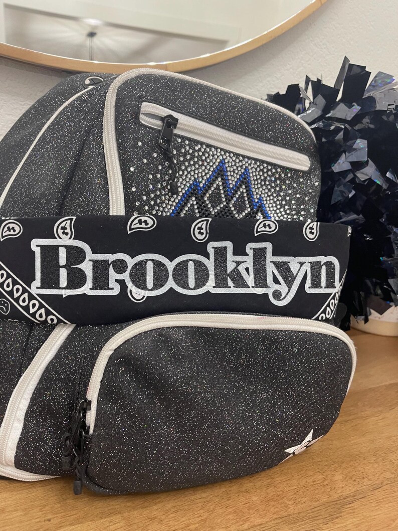 Cheer Bandana Bag Tag - Custom Name or Team Gift - Etsy