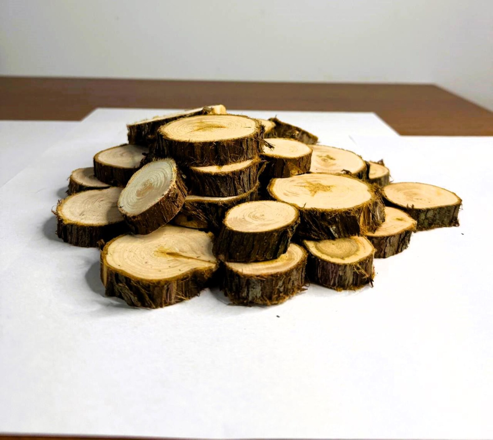 35 Small Juniper Tree Slices | Small Wooden Slices | Rustic Wood Slices ...