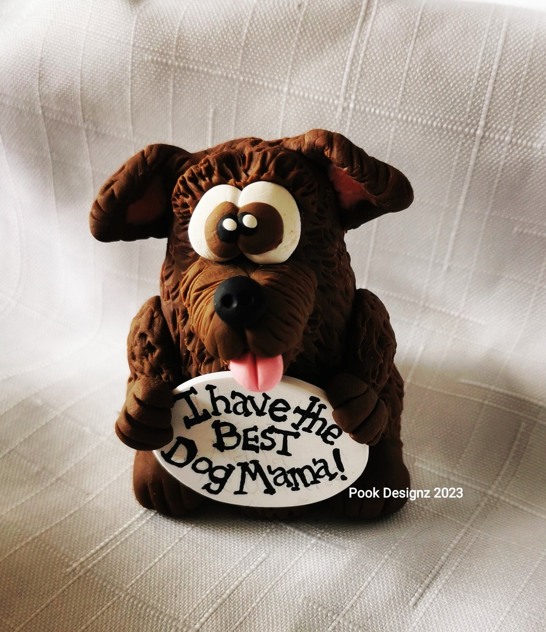 Dog Collectible, Dog Figurine, Keepsake Gift, Best Dog Mama, Pook ...