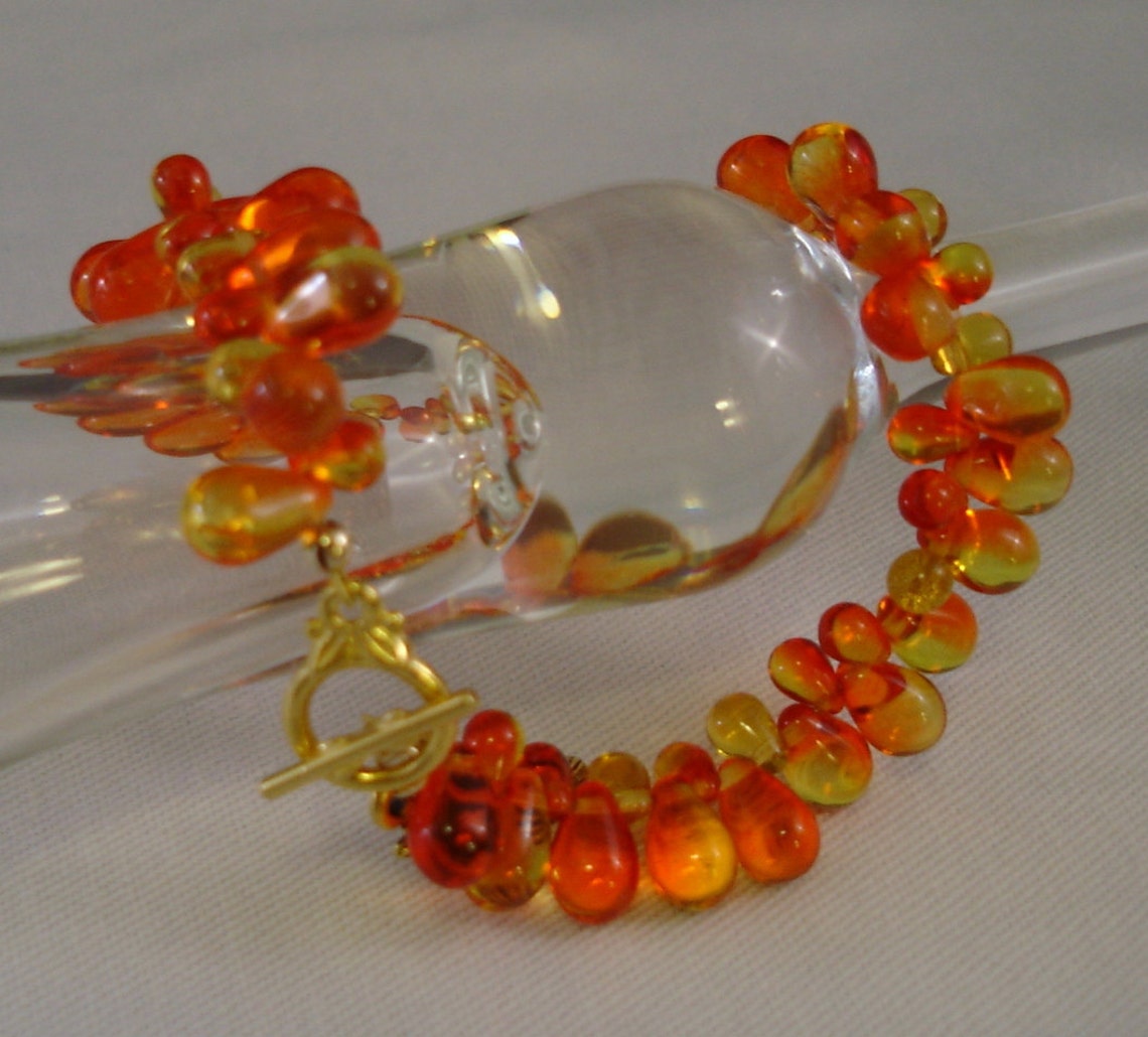 Autumn Bracelet Fall Bracelet Fall Colors Autumn Jewelry | Etsy