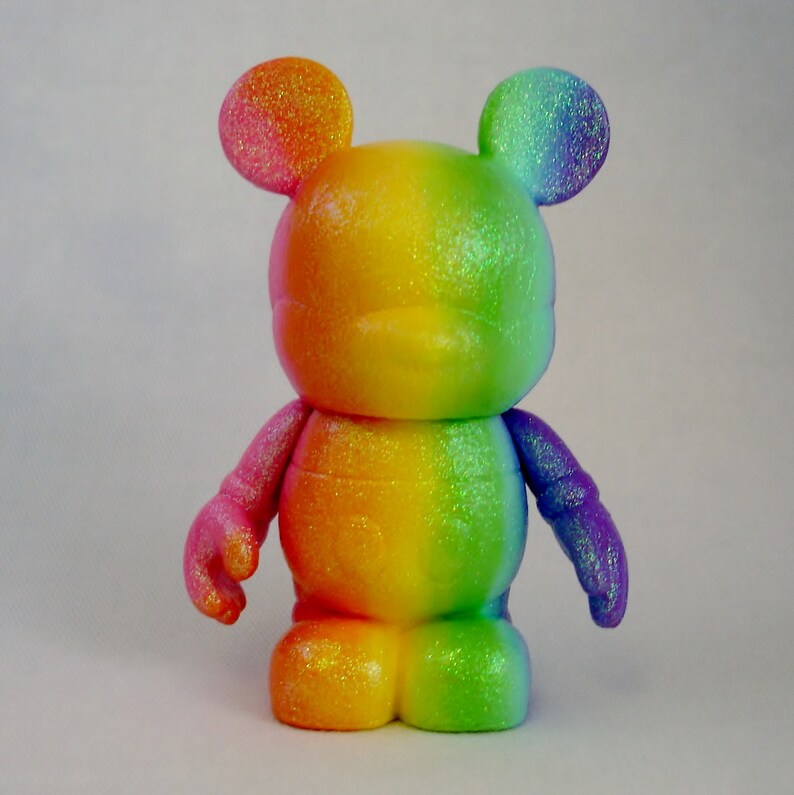 Bright Rainbow Vinylmation Custom Vinylmation Roygbiv | Etsy