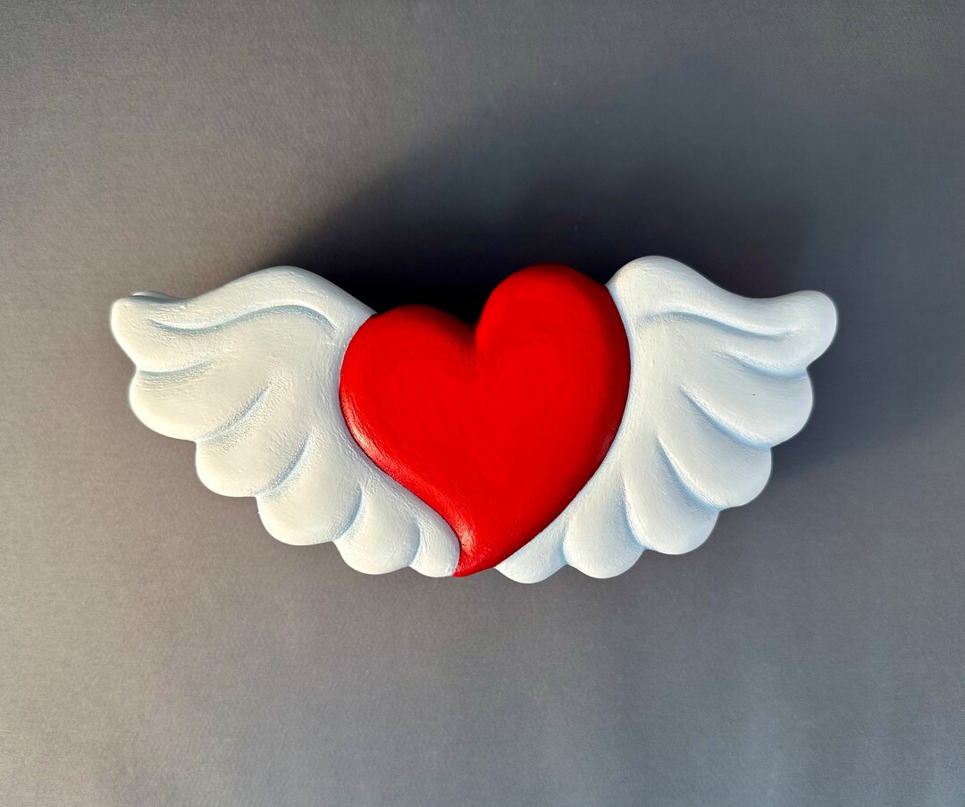 Winged Heart - Heart Box - Trinket Box - Jewelry Box - Decorative Box ...