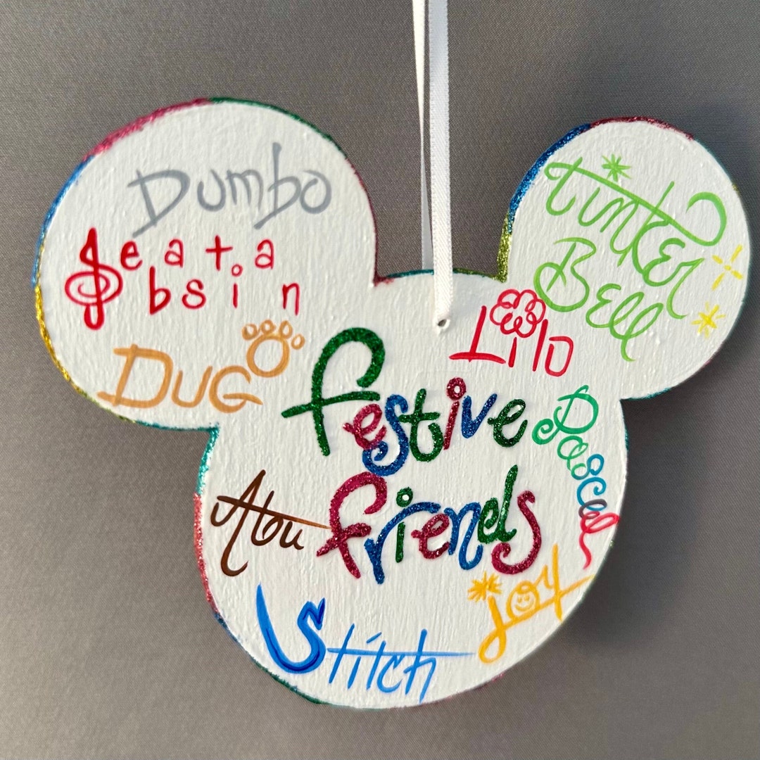Disney Sidekick Disney Trip Ornament Autograph Ornament Disney Inspired ...