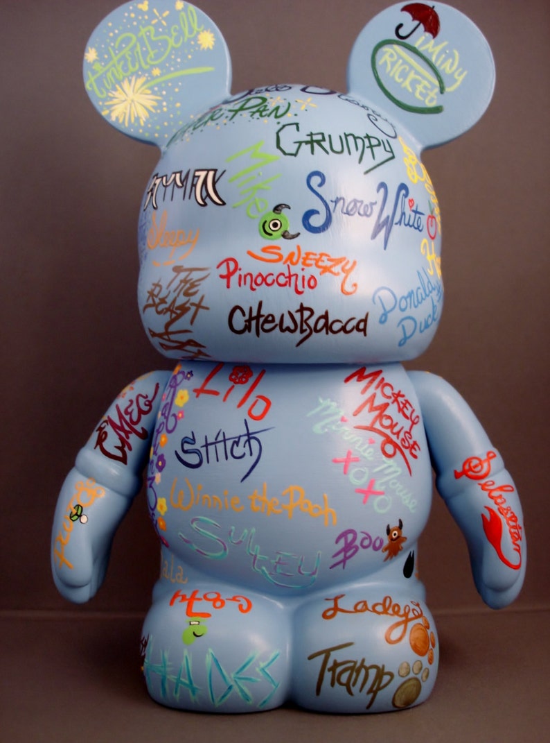 Disney Autographs Disney Characters Disney Character - Etsy