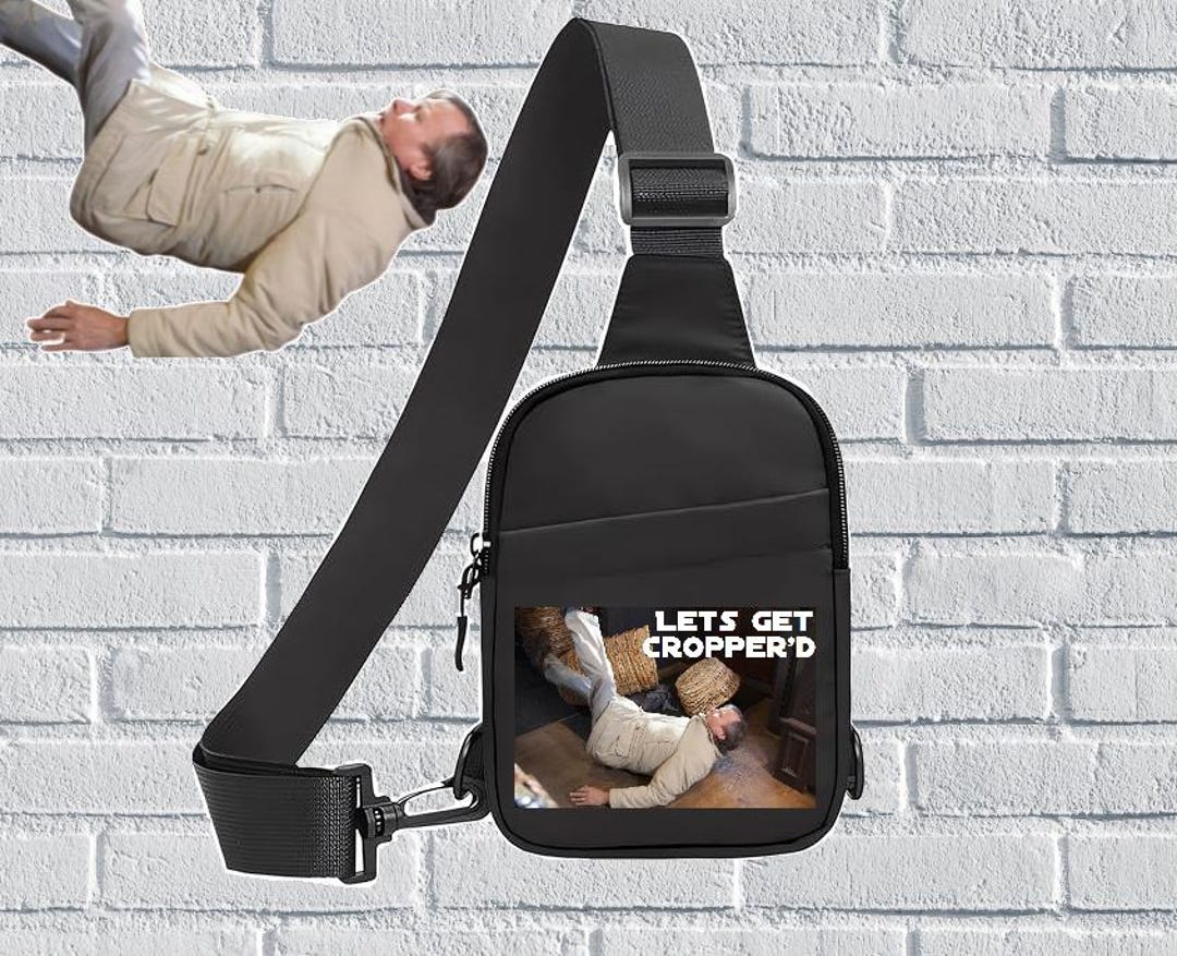 ROY CROPPER Coronation Street Man Bag Shoulder Chest Bum Crossbody ...