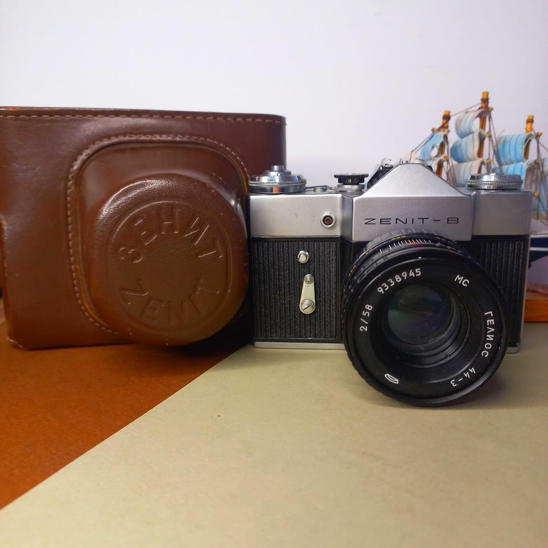SLR Film Camera Zenit-b Helios 44-3 USSR Vintage Vintage Camera Film ...