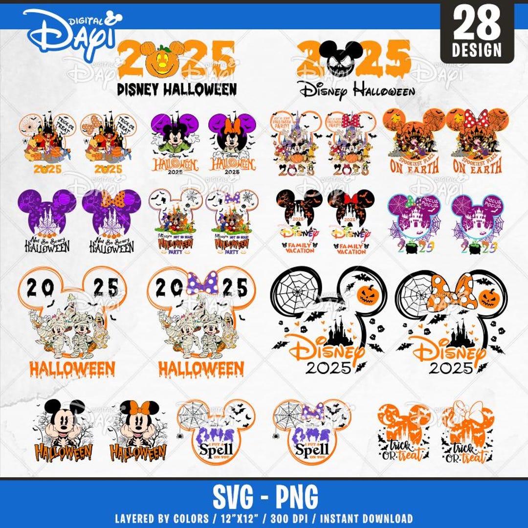 Mouse Halloween SVG Bundle: Trick or Treat Designs (digital Download - Etsy