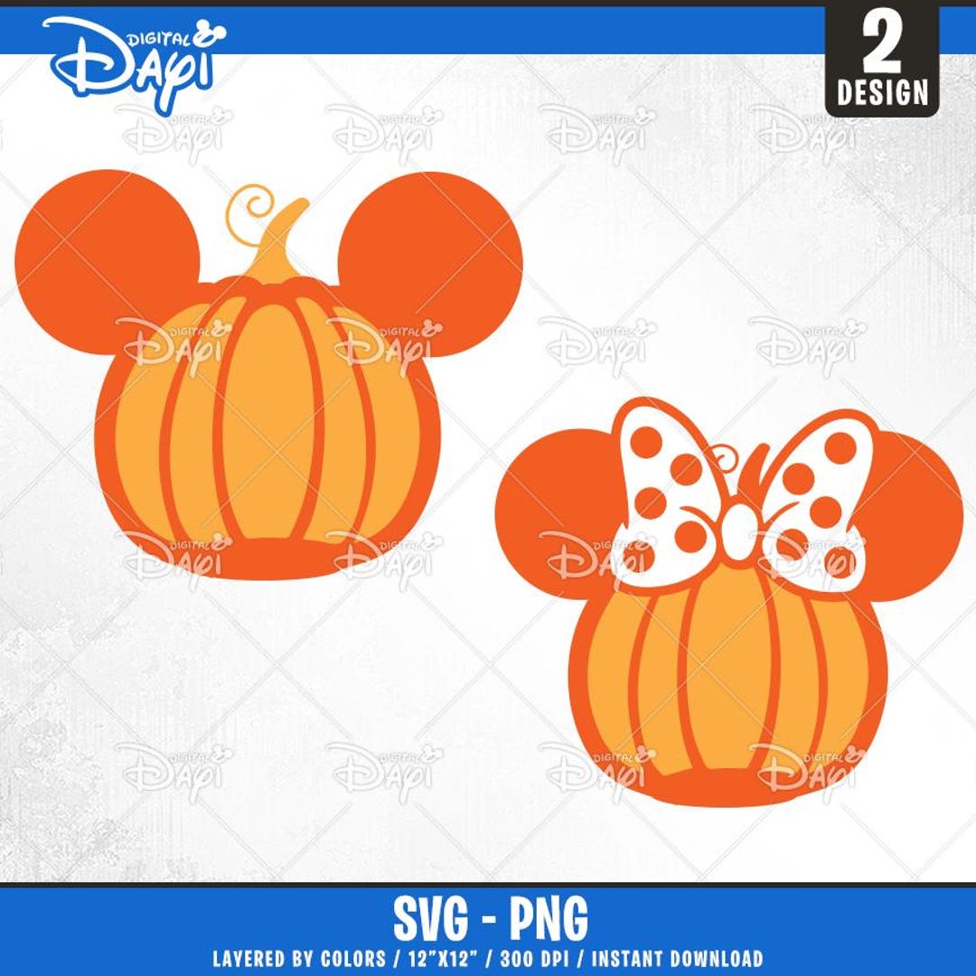 Mouse Pumpkin Head SVG: Halloween Fusion Cut Files (digital Print ...