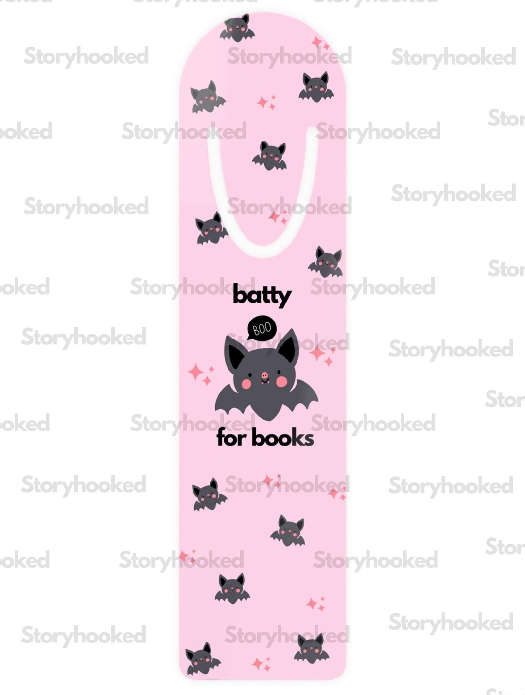Batty for Books Bookmark, Cute Halloween Reading Book Pun, Book Lover ...