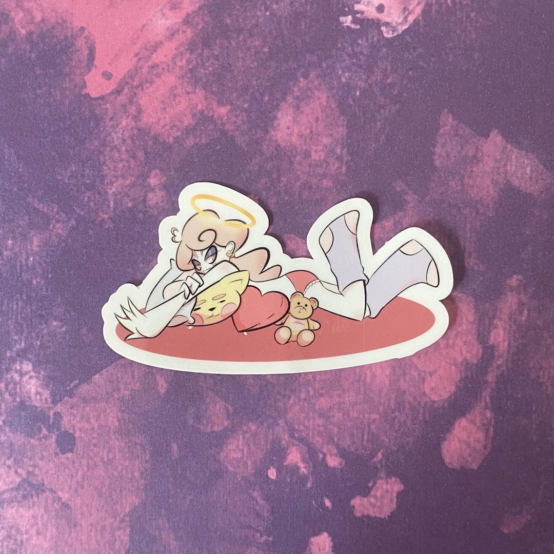 Angel Raphael Cute Vinyl Sticker - Etsy
