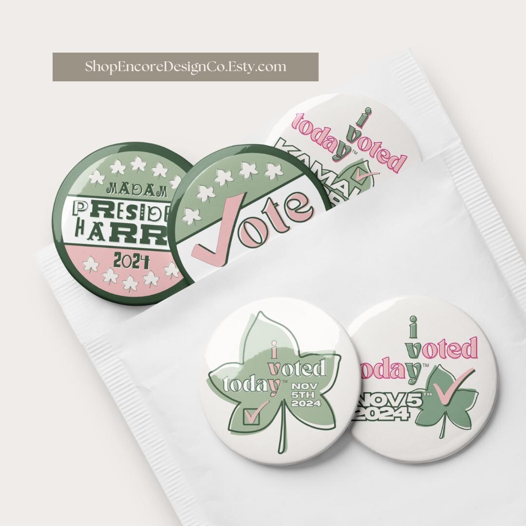 Set of 5 Buttons 2024 Election Kamala Harris - Etsy