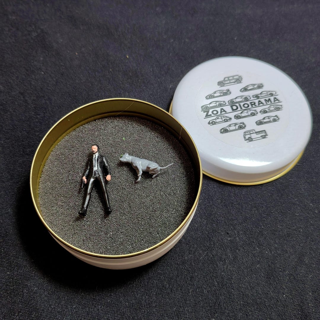 1:64 Scale John Wick Figure Set - Etsy
