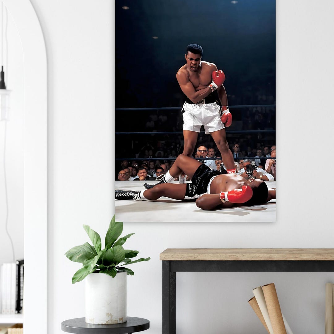 Vintage Muhammad Ali Boxing Poster: Retro Sports Art (printed Poster ...