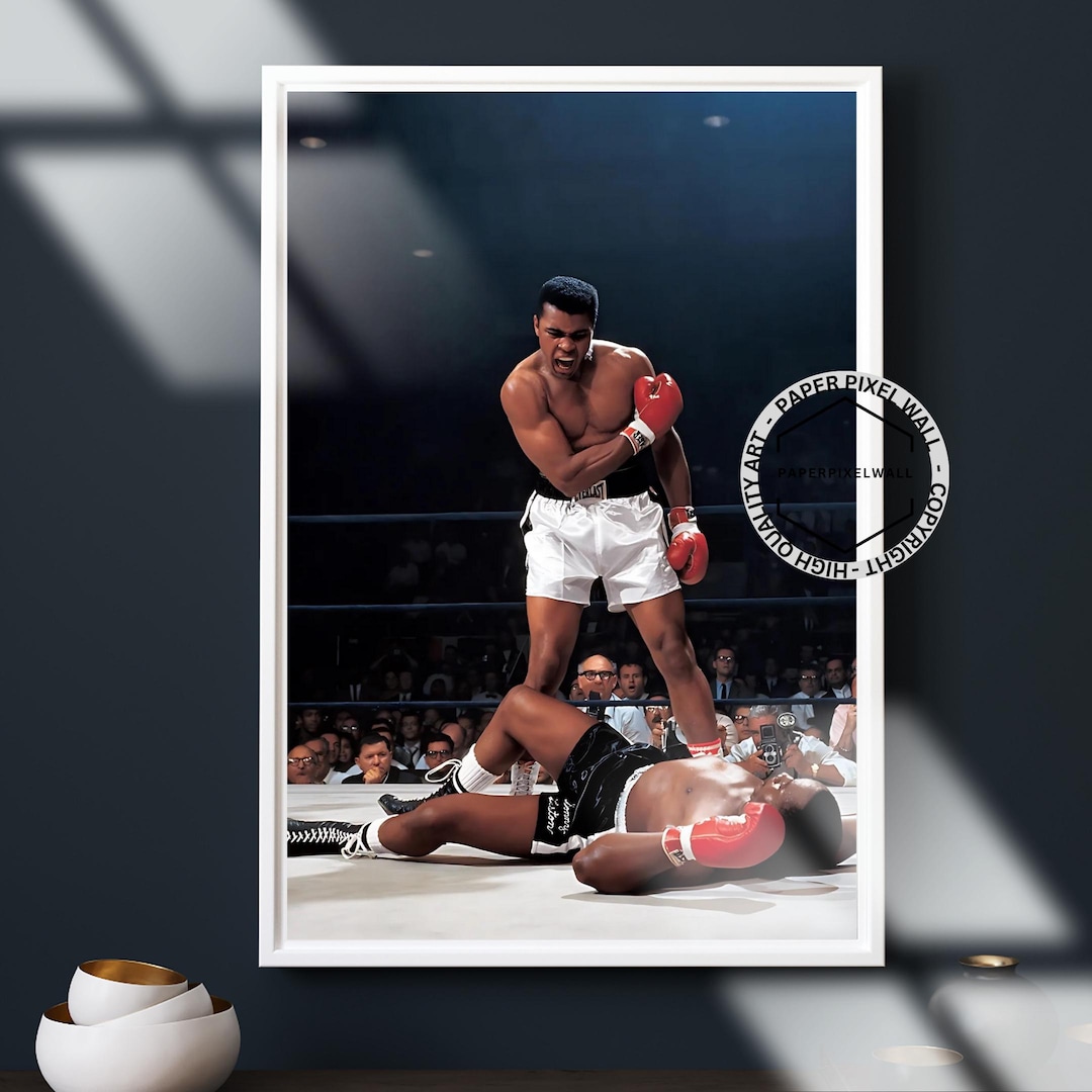 Muhammad Ali Poster, Vintage Boxing Wall Art, Muhammad Ali Wall Art ...