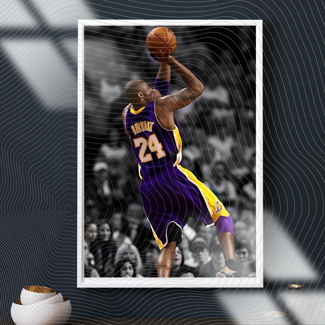 Digital Slam Dunk Action Poster - Motivational Sports Wall Art ...