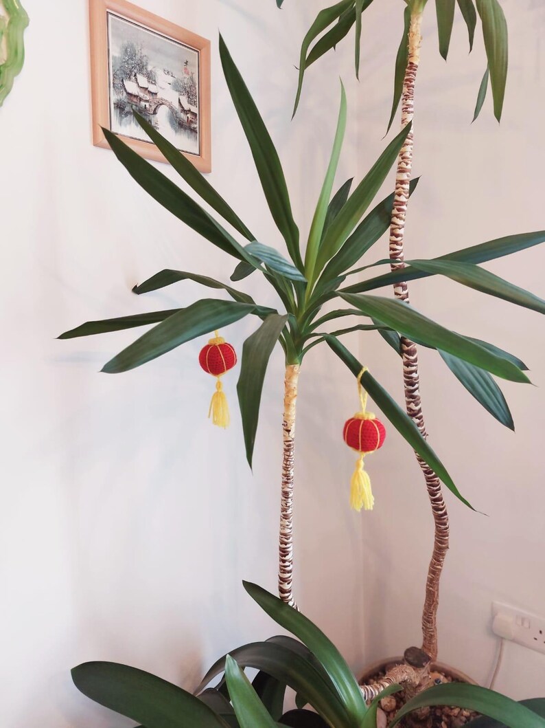Handmade Red Knitted Chinese Lanterns – Perfect Chinese New Year Gift ...