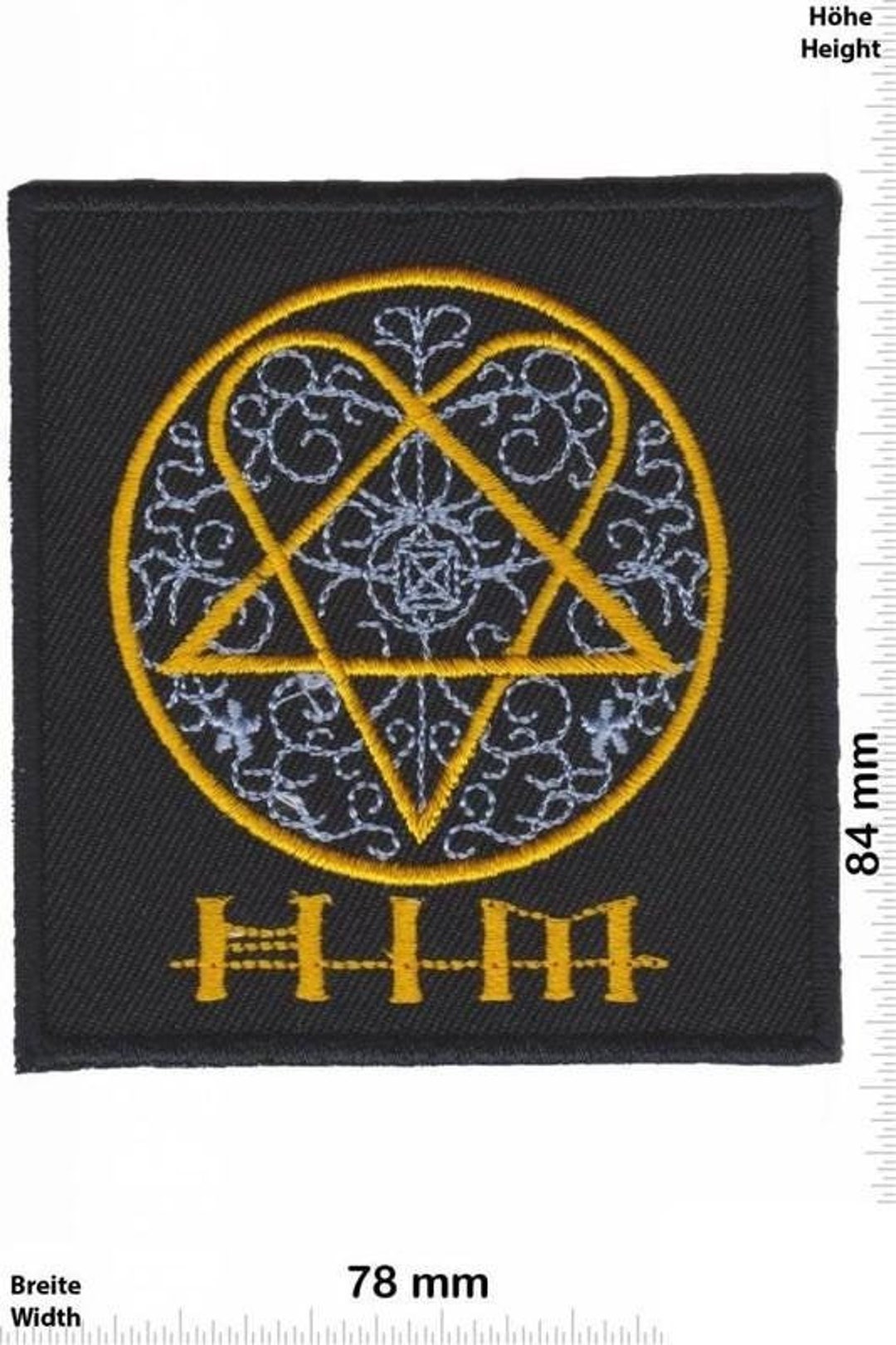Him Embroidered Patch Badge Applique Iron On - Etsy