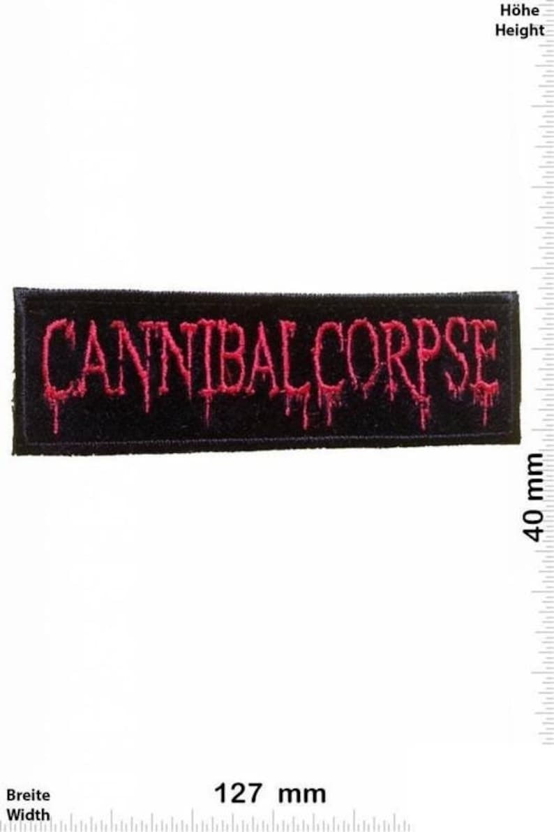 Cannibal Corpse Hq Embroidered Patch Badge Applique Iron On - Etsy