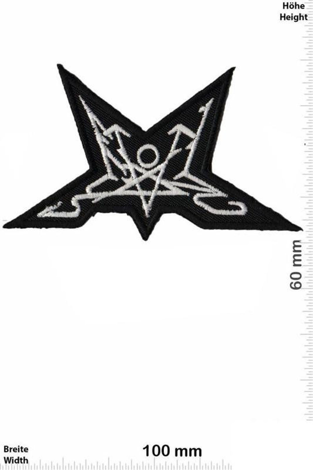 Pentagramm Pentagram Relentless Logo Embroidered Patch Badge Applique ...